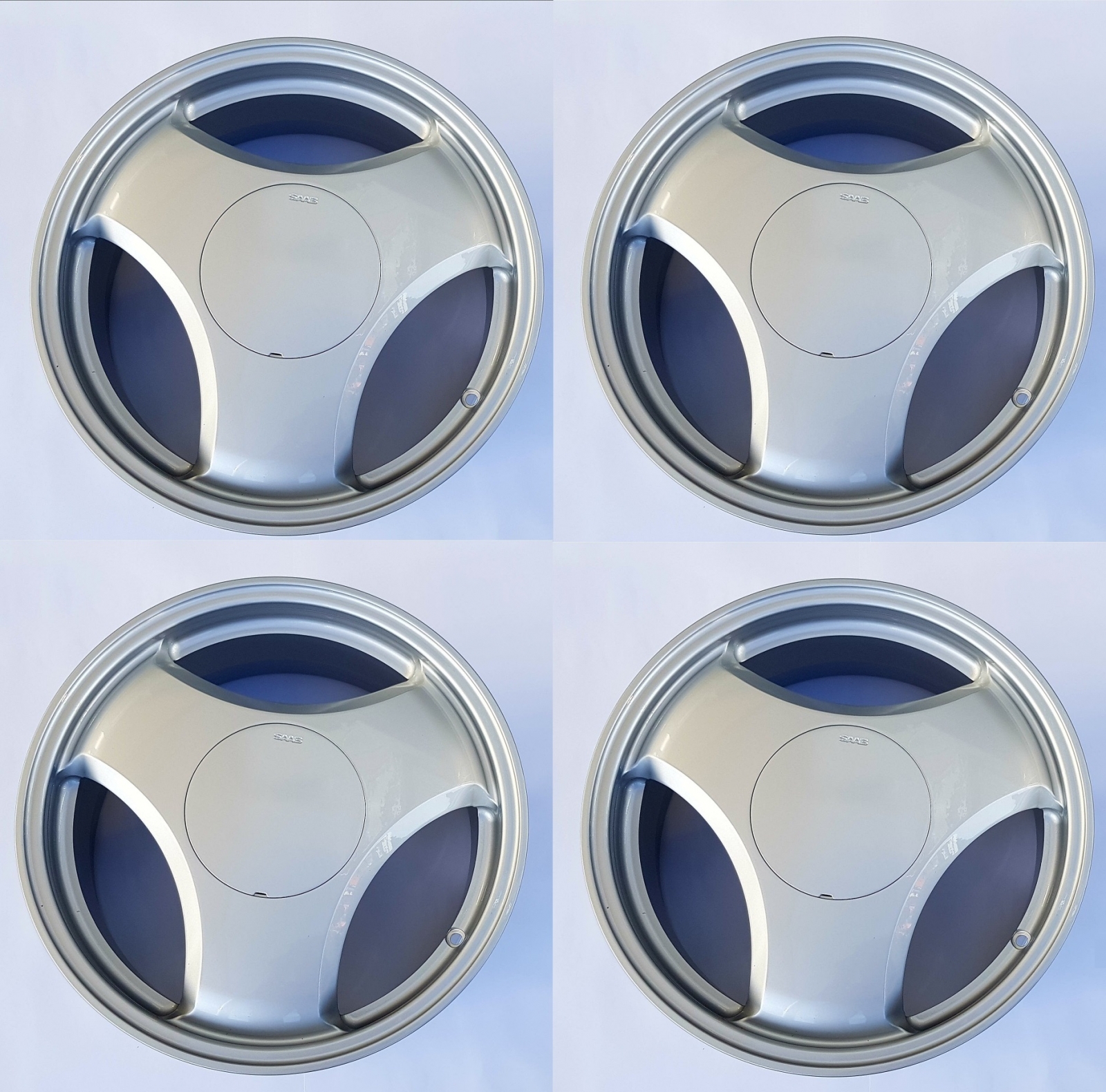 Complete set of 4 FORGED Super Aero wheels in 17 for saab 900 classic ...