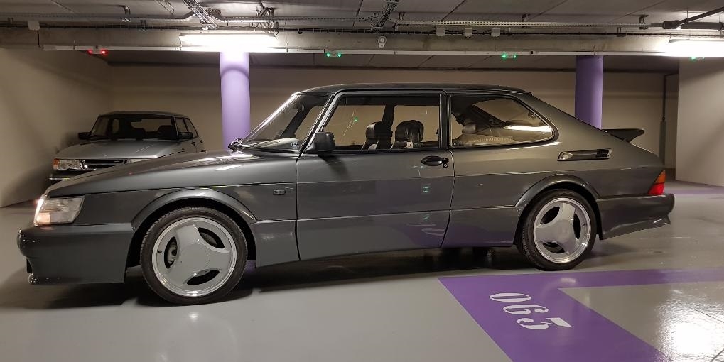 Complete set of 4 FORGED Aero wheels in 17 for saab 900 classic and ...